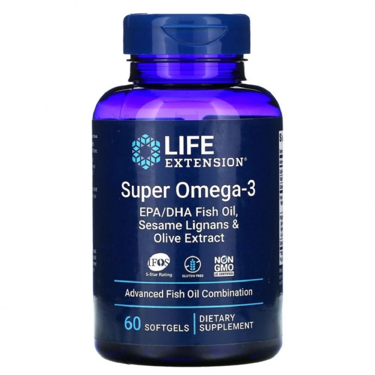 Super Omega-3 Life Extension 60 Softgels купить по доступной цене в ...