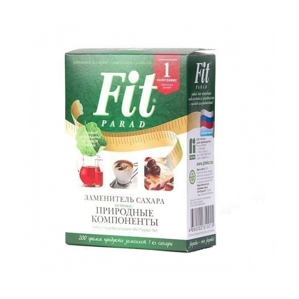 №7 Заменитель сахара Fit Parad 200 г купить по доступной цене в ...