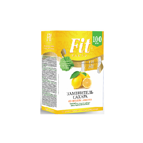 Fit Parad №26 Заменитель сахара в стиках 100 шт Лимон Fit Parad купить ...