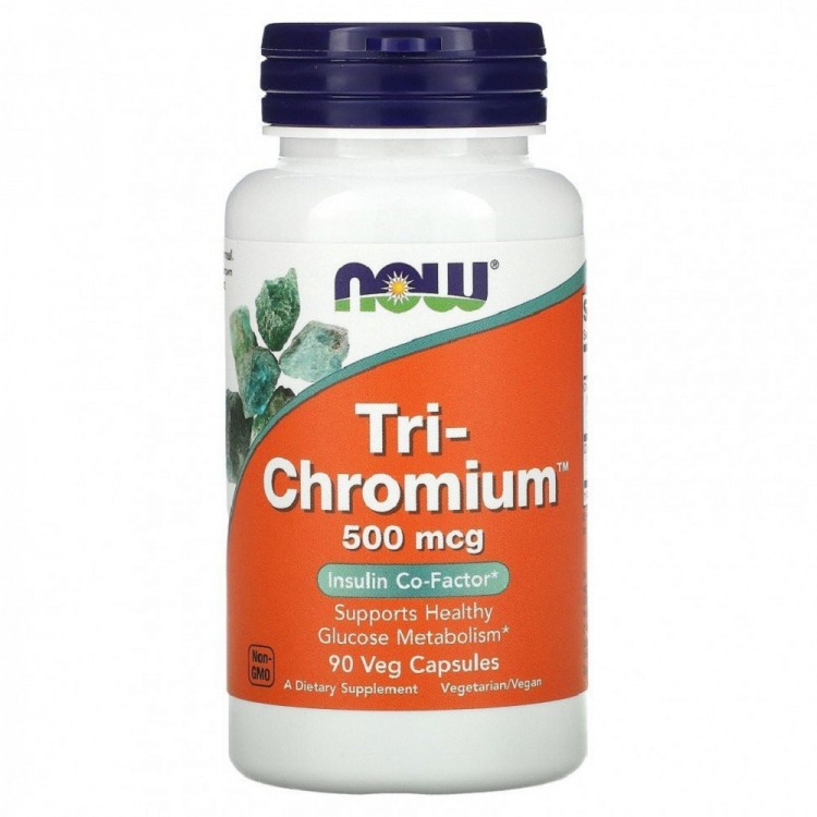 Tri-Chromium 500mcg NOW Foods (90 капс) купить по доступной цене в ...