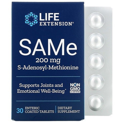 Life Extension SAMe 200 mg 30 vtabs Life Extension 30 tabs купить по доступной цене в интернет ...